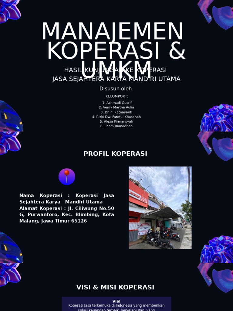 Kel 3 Manajemen Koperasi Dan Umkm | PDF
