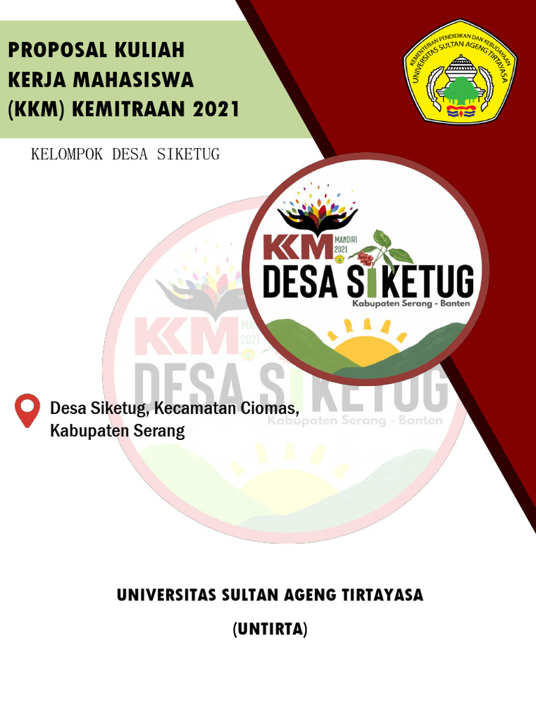 contoh proposal kkm ke lppm | PDF