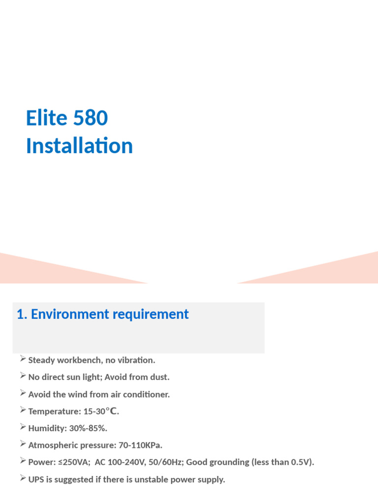 Elite 580 Installation V3.0 | PDF | Personal Computers | Computing