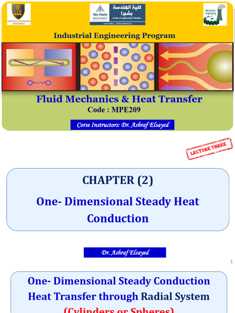 MPE301 Chapter [2] [One-Dimensional Steady Conduction Heat Transfer ...