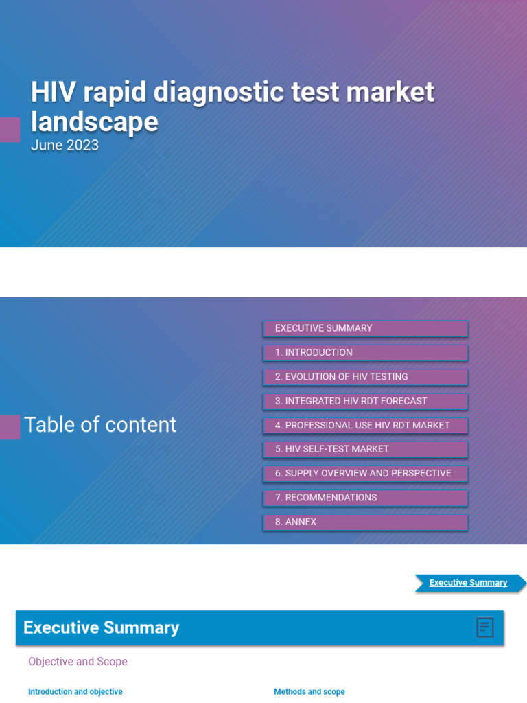 Eic Hiv Market Landscape Report June2023 | PDF | President's Emergency Plan For Aids Relief ...