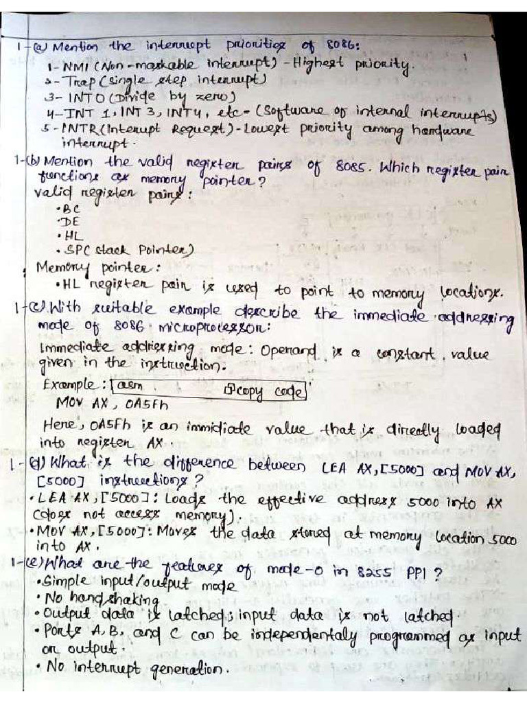 MPMC Assignment | PDF