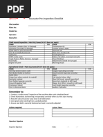 Dozer Pre-Use Inspection Checklist | PDF | Automotive Technologies ...