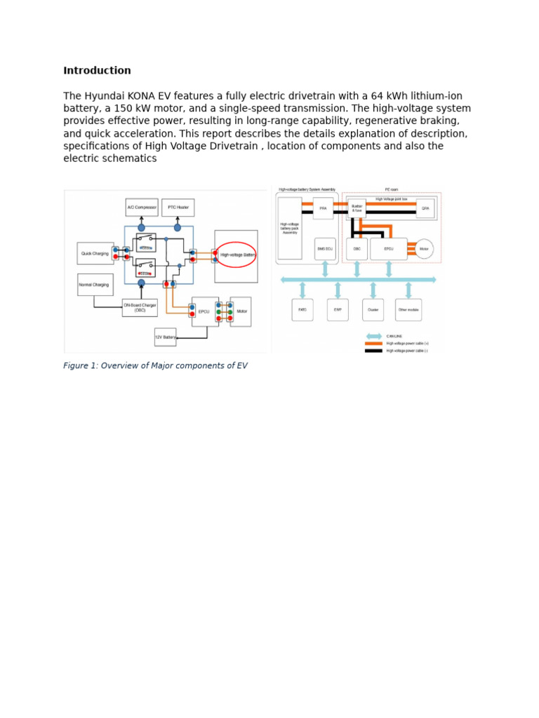 Kona HV Drivetrain Specification | PDF | Power Inverter | Electric Motor