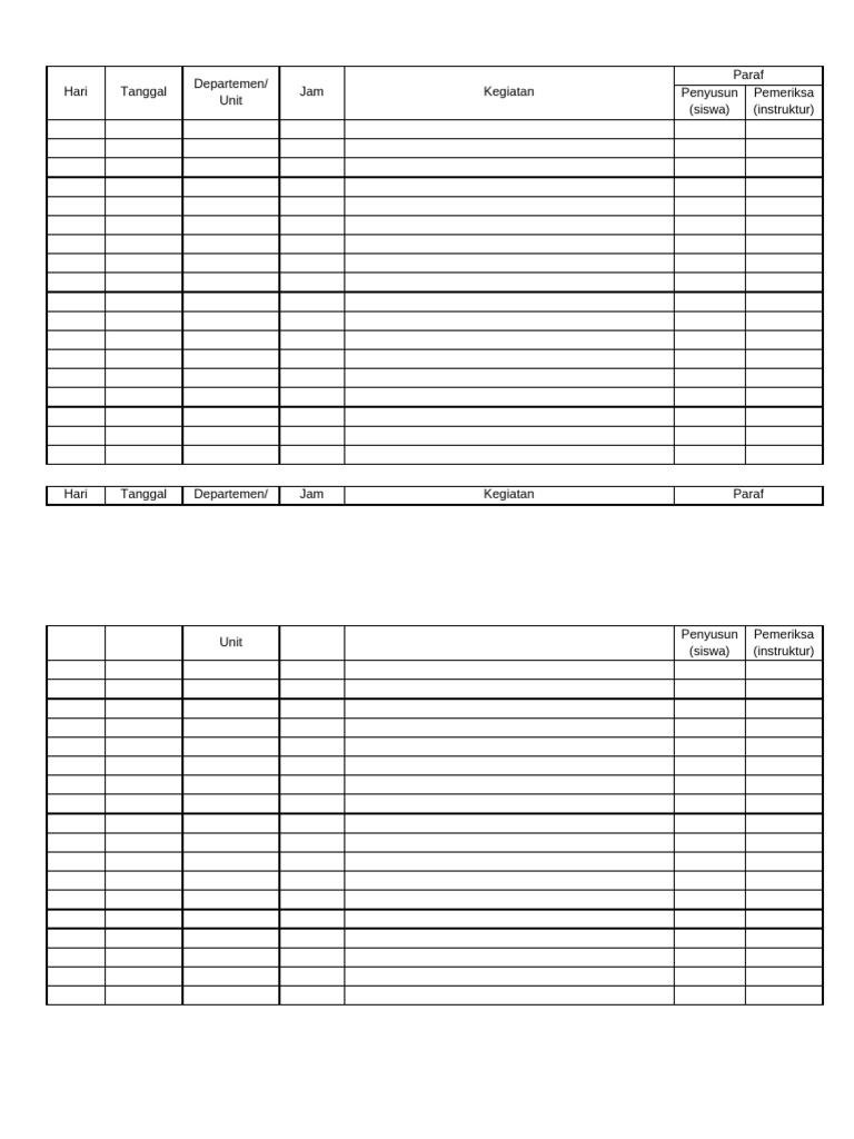 Absensi Kerja Praktek | PDF