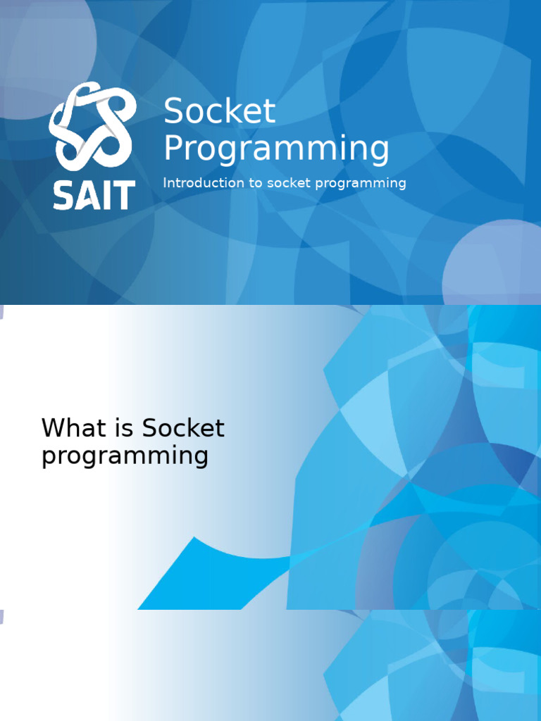 CPNT217 - 16. Socket Programming | PDF | Network Socket | Transport Layer Security