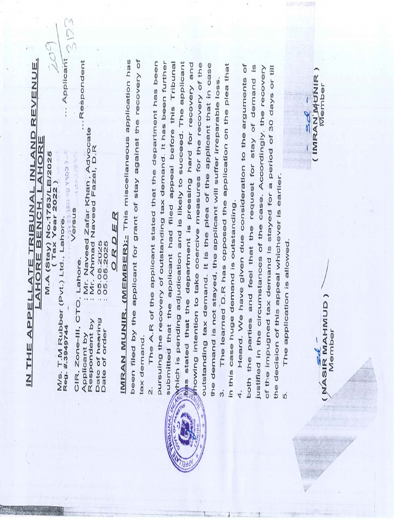 T M Rubber Stay Ty 2022 | PDF