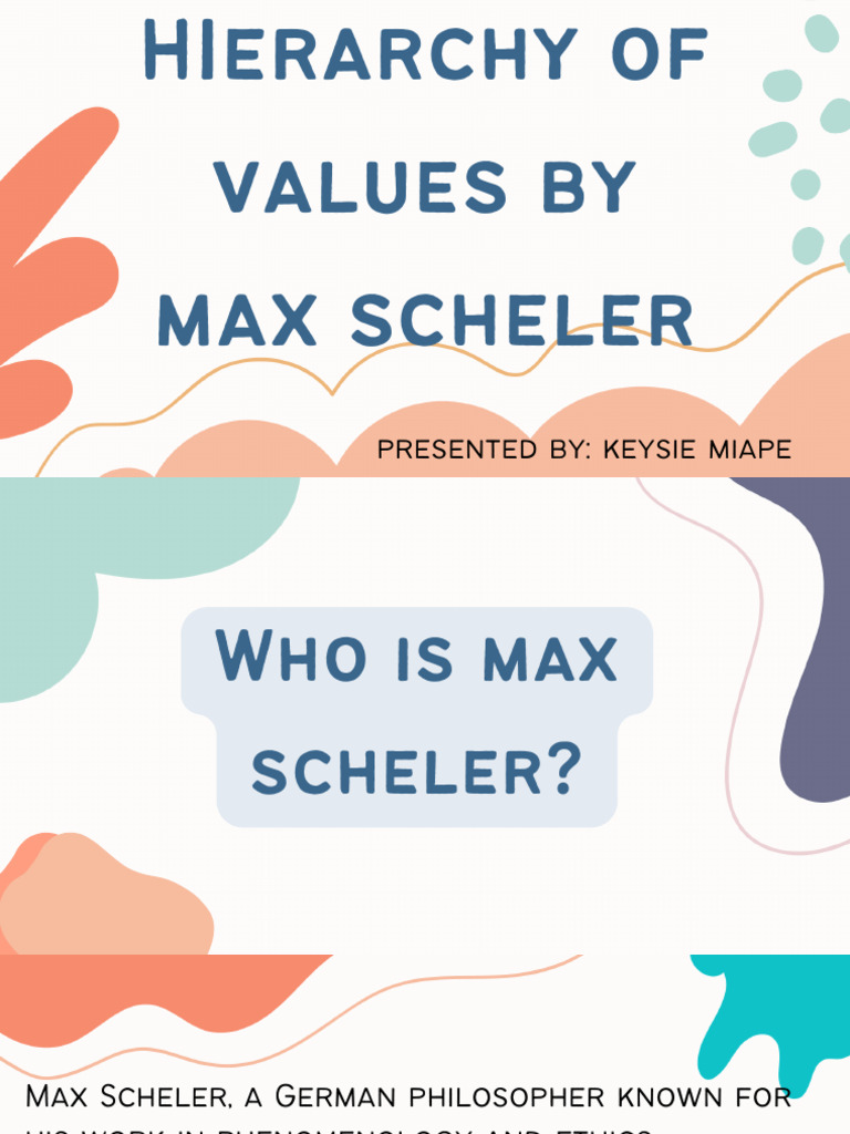 Hierarchy of Values Miape | PDF | Pleasure | Psychology