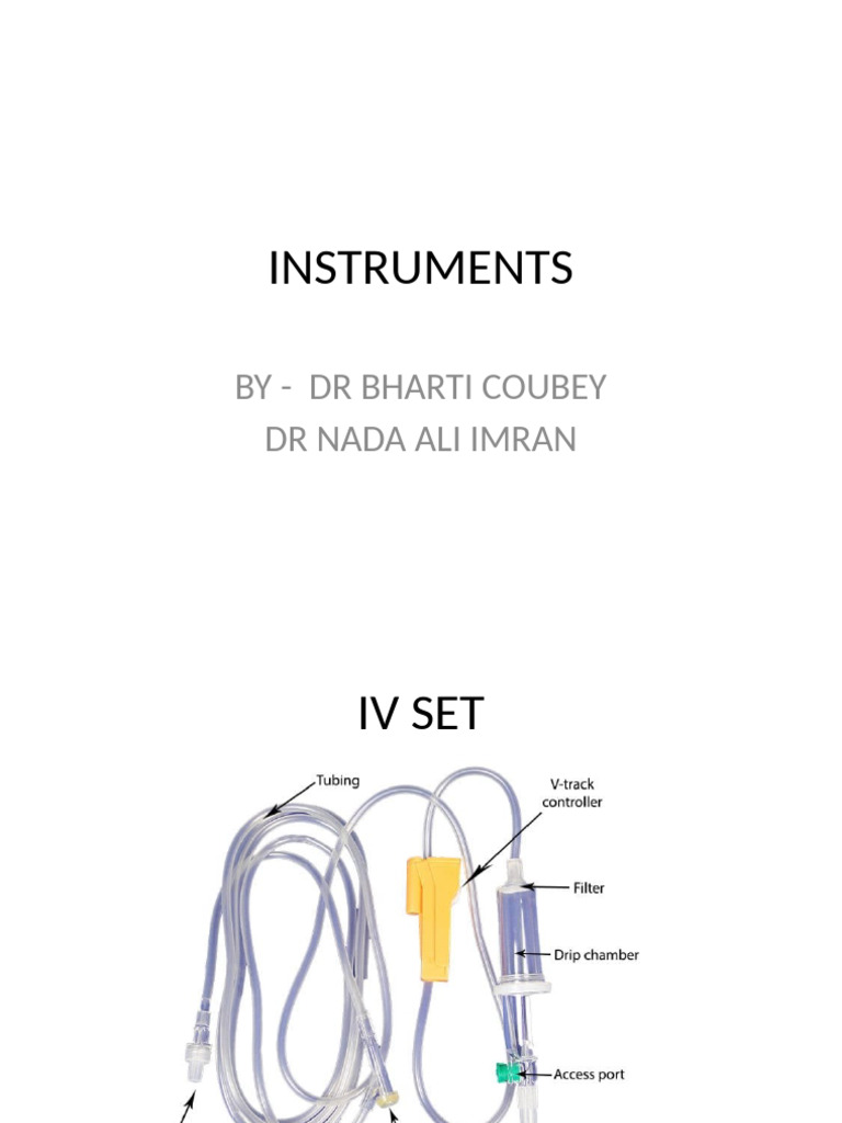 Paeds Instruments | PDF | Intravenous Therapy | Syringe