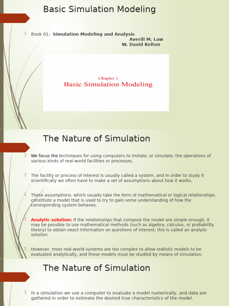Understanding Simulation Modeling Basics | PDF | Simulation | System