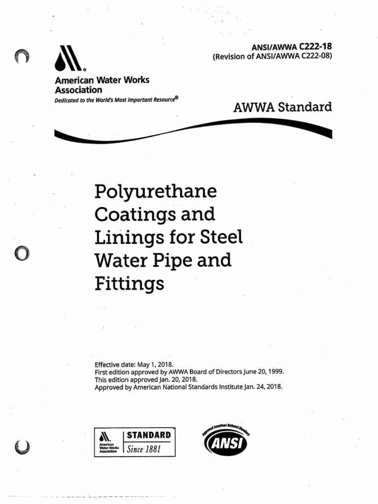 AWWA Standard - AWWA C222-18 | PDF