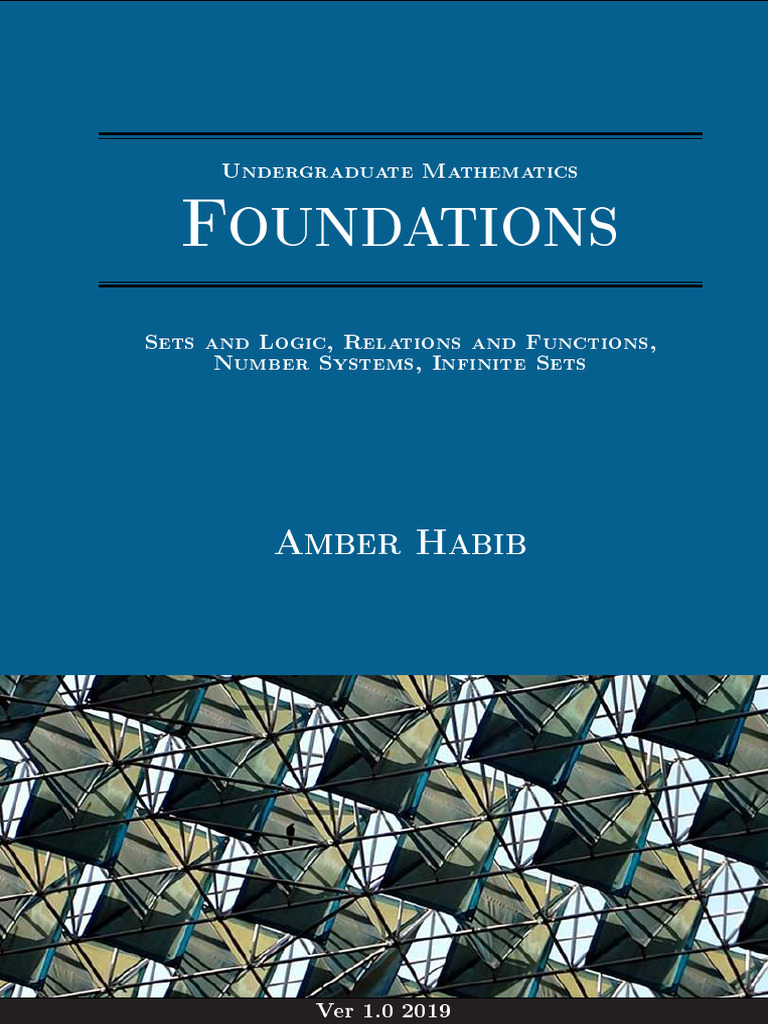 Undergraduate Mathematics Foundations | PDF