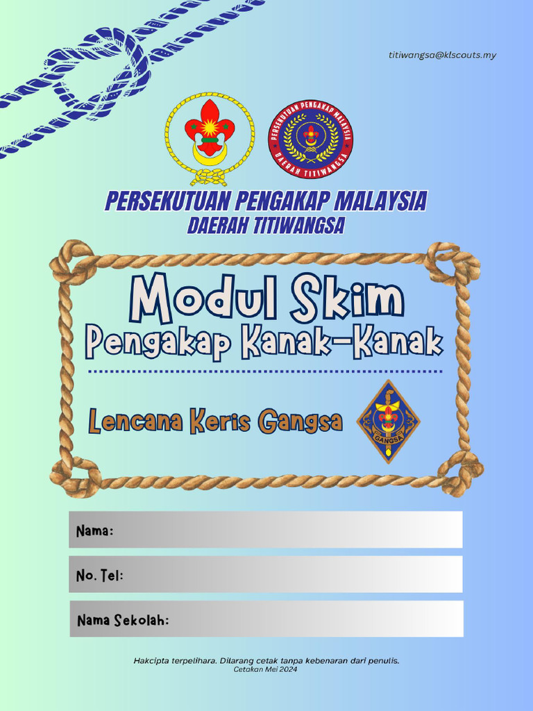 01 PPMDT Modul Keris Gangsa Mei 2024 | PDF