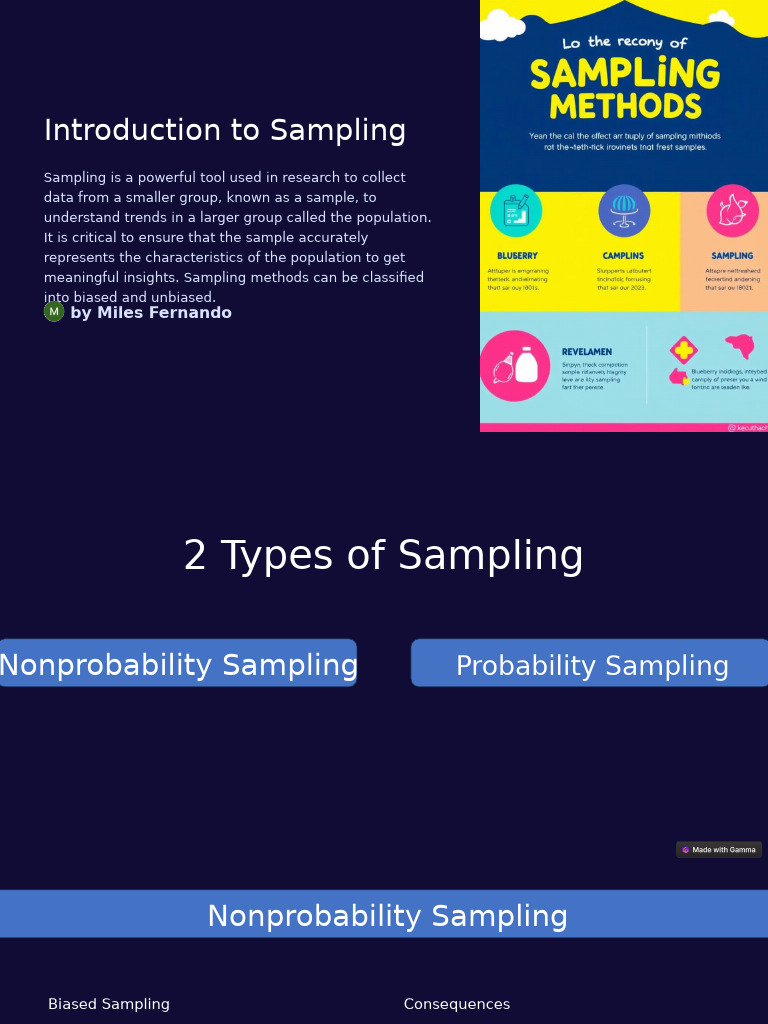 Introduction To Sampling | PDF | Sampling (Statistics) | Science