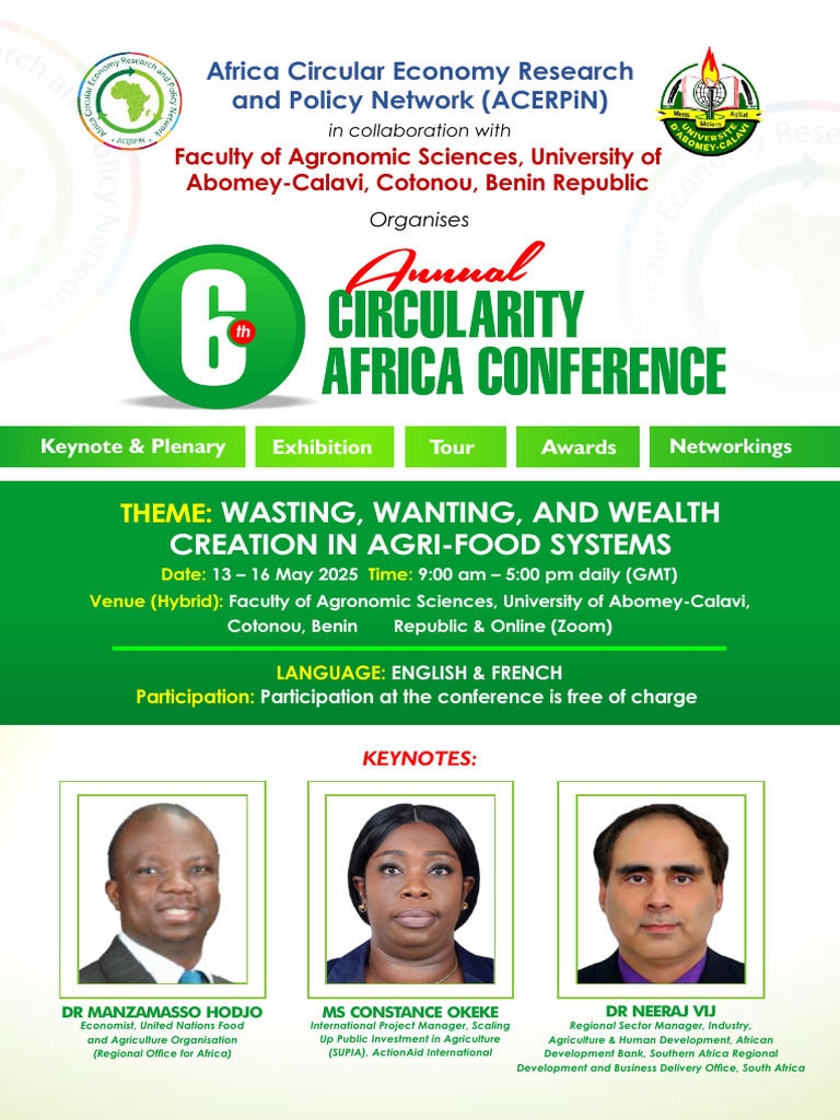 Brochure of The 6th Annual Circularity Africa Conference 2025 | PDF ...