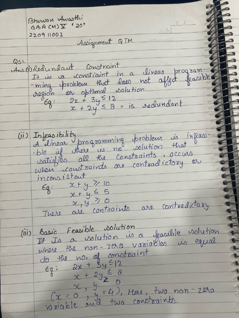 Qtm Assignment -1 | PDF