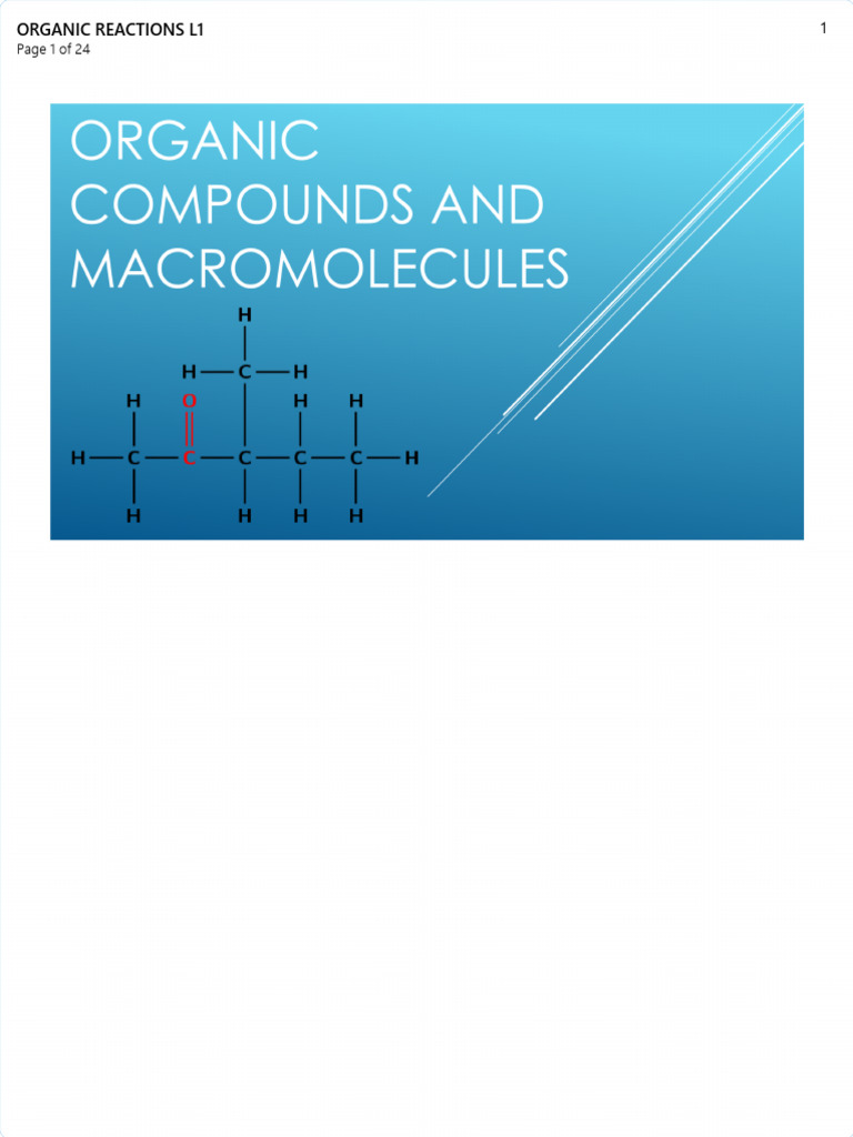Organic Chemistry Grade 12 Pdf