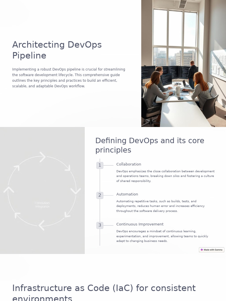 Architecting DevOps Pipeline | PDF | Automation | Information Technology Management