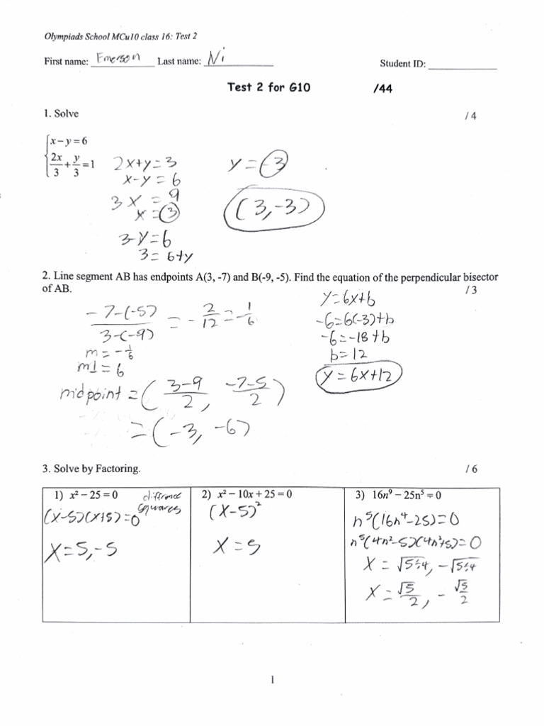 Final Exam | PDF