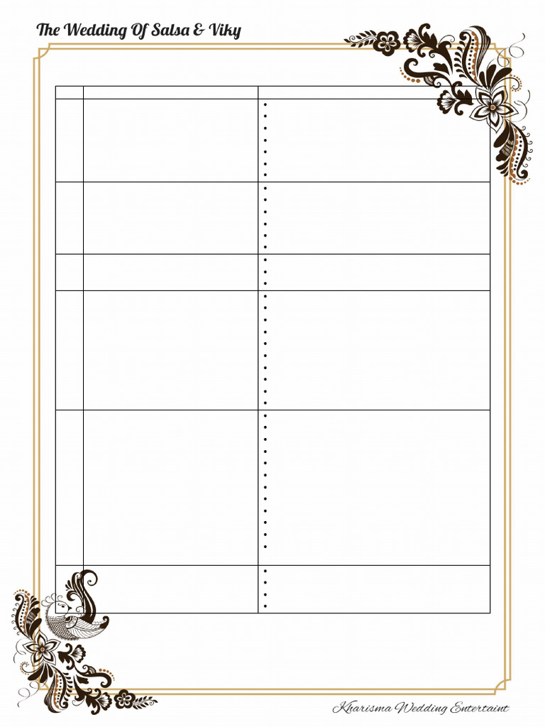 The Wedding Of Salsa & Vicky 2 | PDF