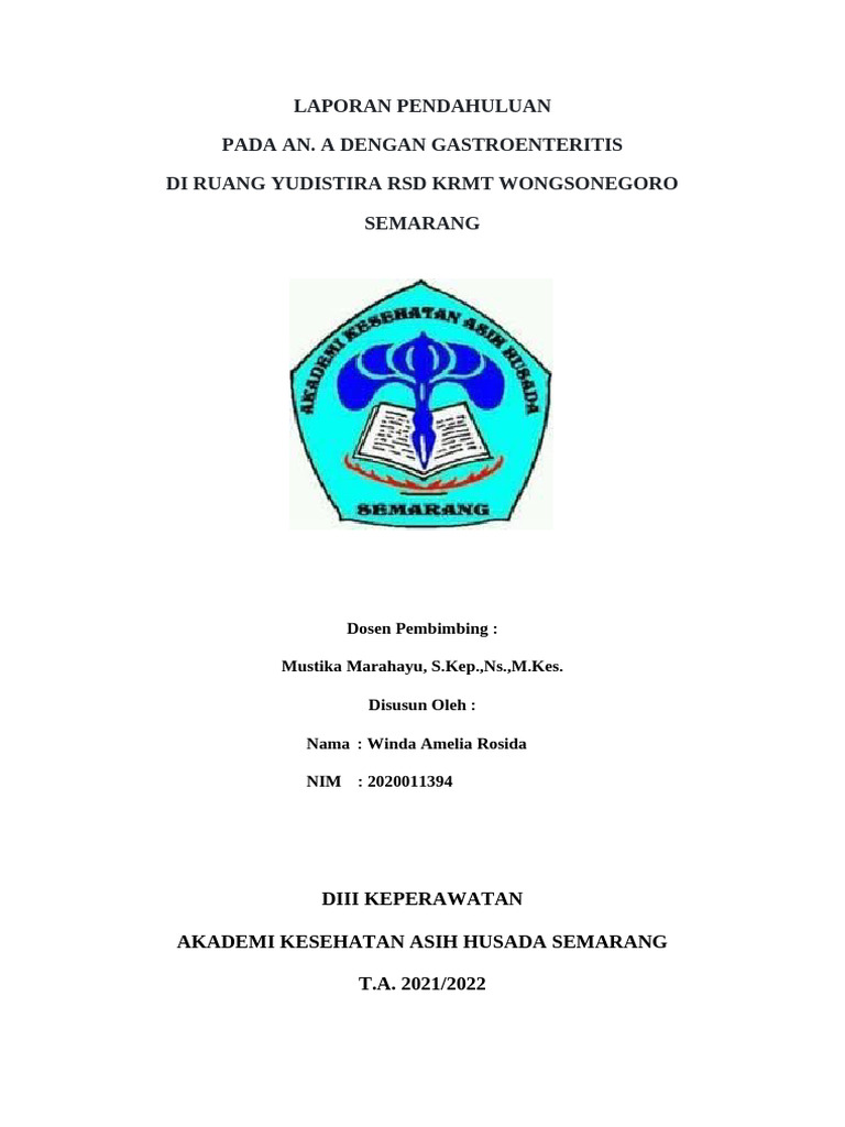 LP Ge Anak Yudistira RSWN (Winda) | PDF