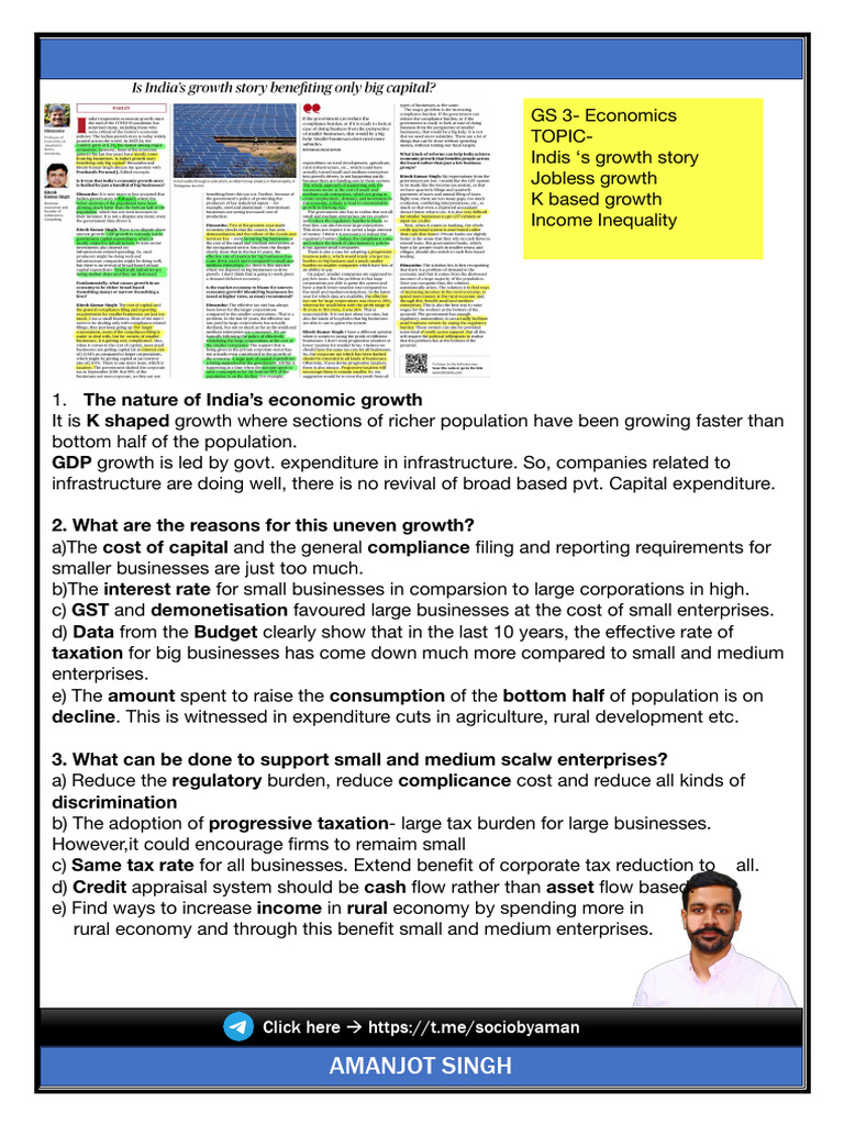 India's Growth Story | PDF