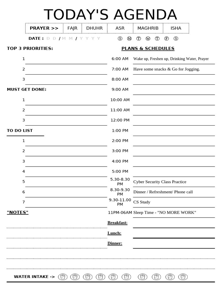 Daily Routine | PDF
