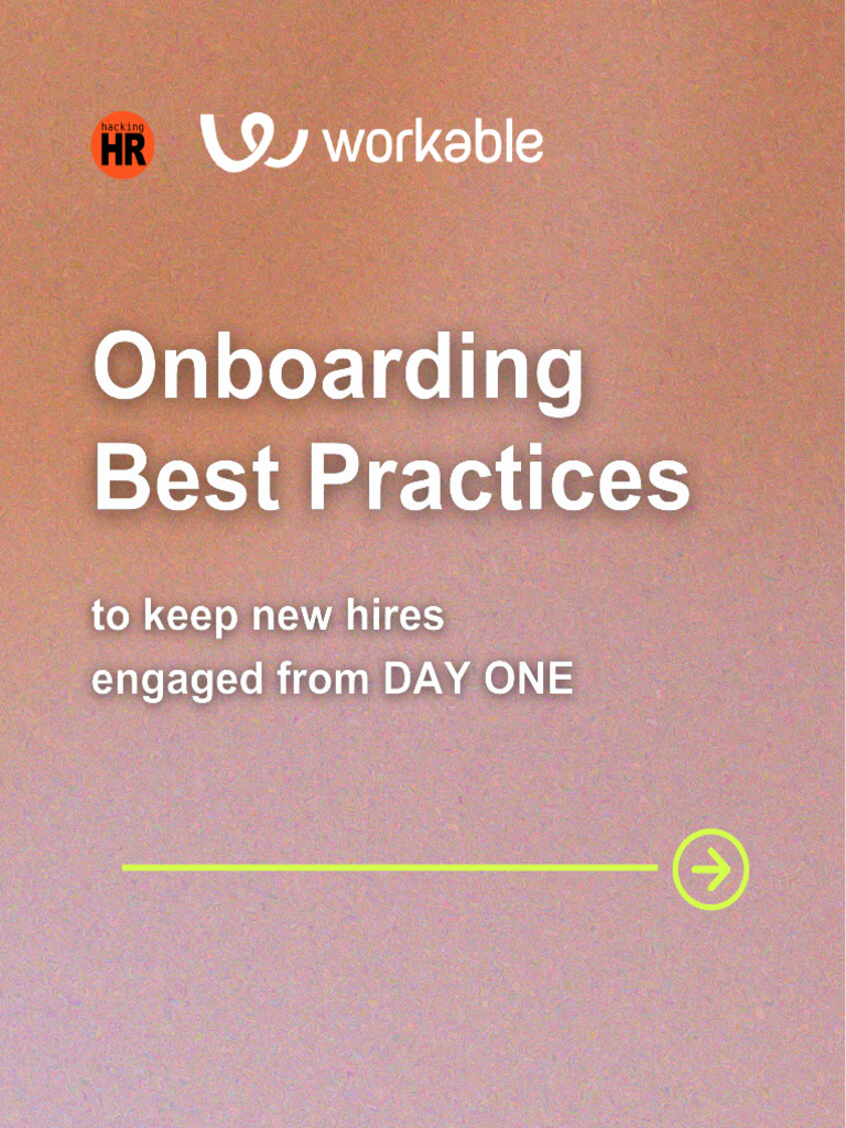 Onboarding Best Practice. | PDF