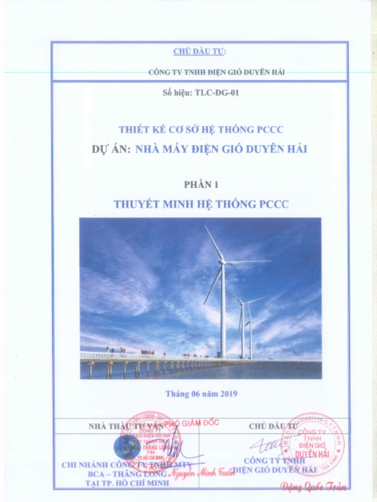 p1.Thuyết Minh Hệ Thống Pccc | PDF