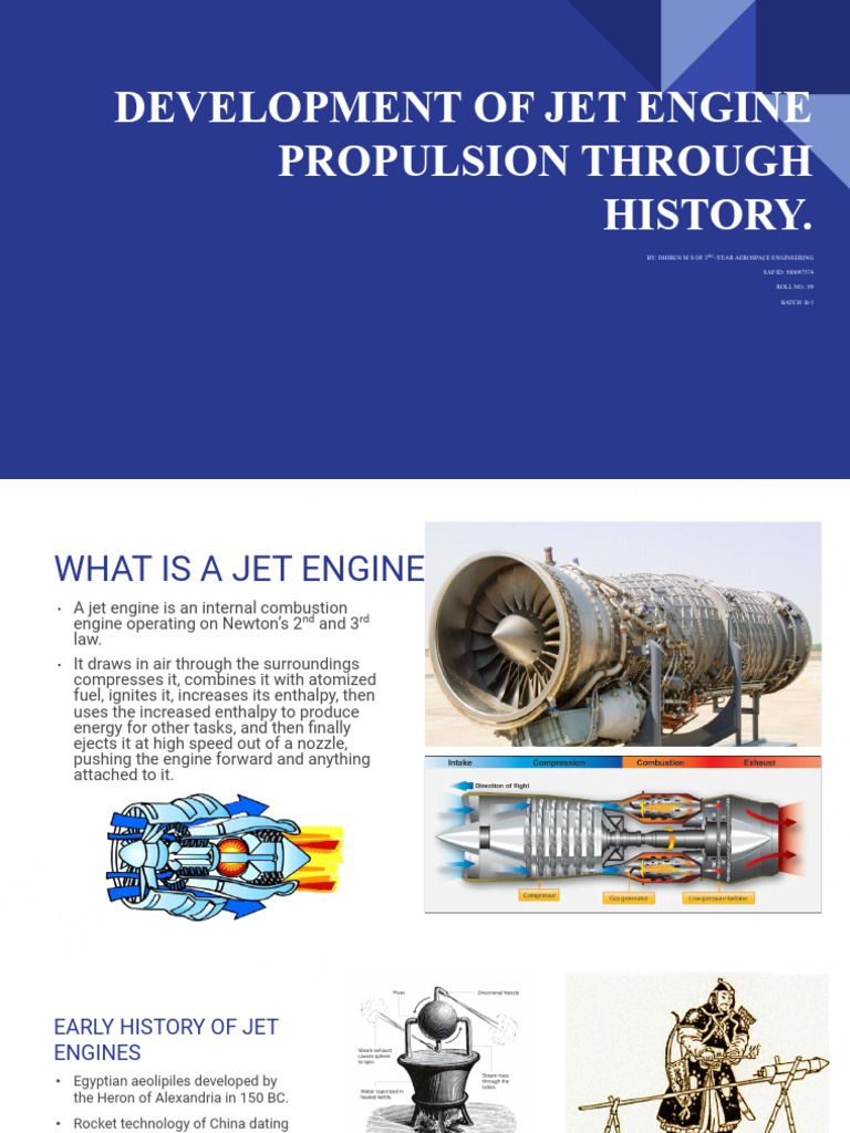 Development of Jet Engine Propulsion Through History | PDF | Jet Engine ...