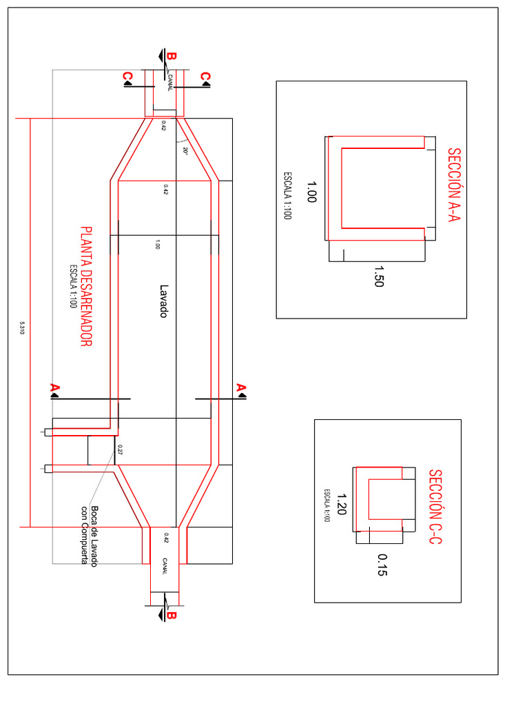 Desarenador Layout1 | PDF