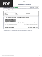 Sample IndiGo Ticket | PDF