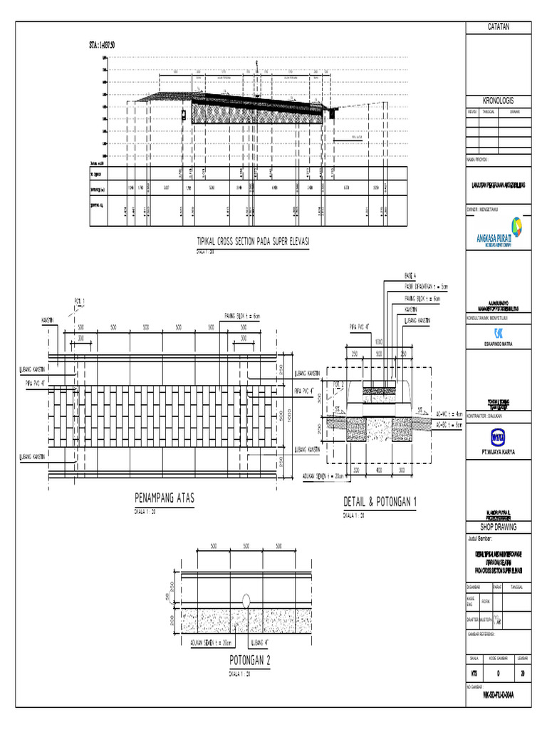 DETAIL MEDIAN INTERCANGE UTARA (1) | PDF