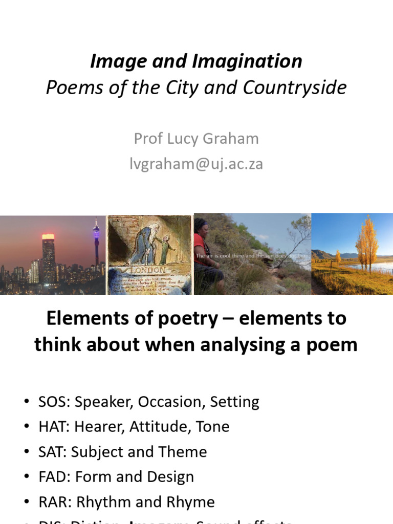 Countryside and City Poetry Analysis | PDF | Poetry | Poetics