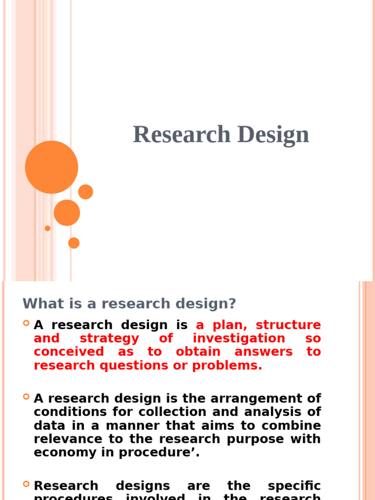Research Design 070017 | PDF | Research Design | Quantitative Research
