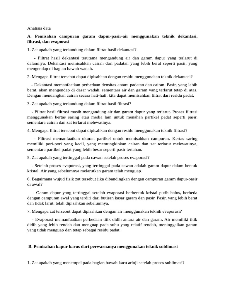 Analisis Data Kimdas Laprak 1 | PDF