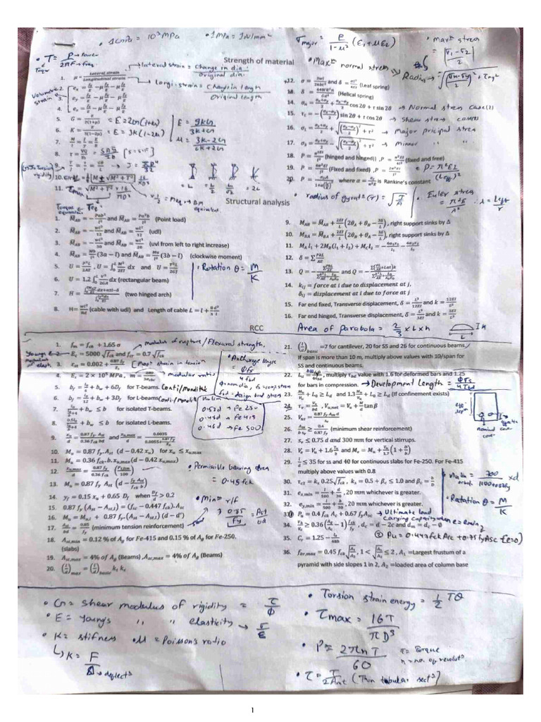 Formula Civil 1 | PDF