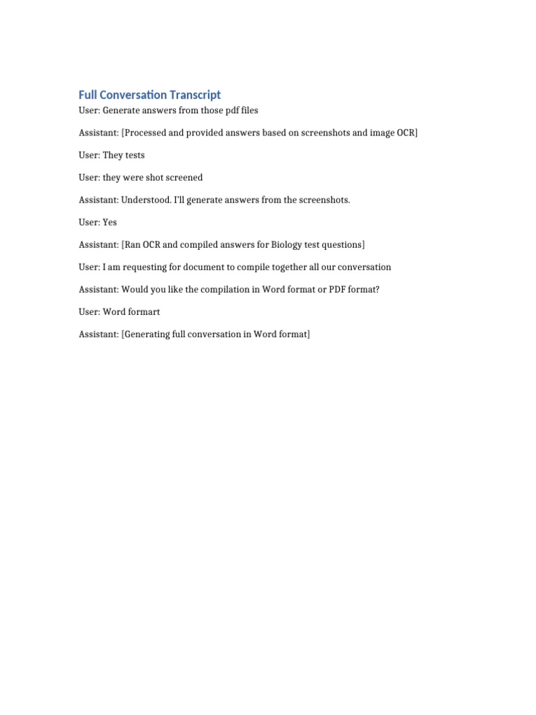 Full Conversation Transcript | PDF