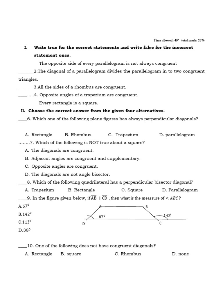 Math GR 7 | PDF | Rectangle | Classical Geometry