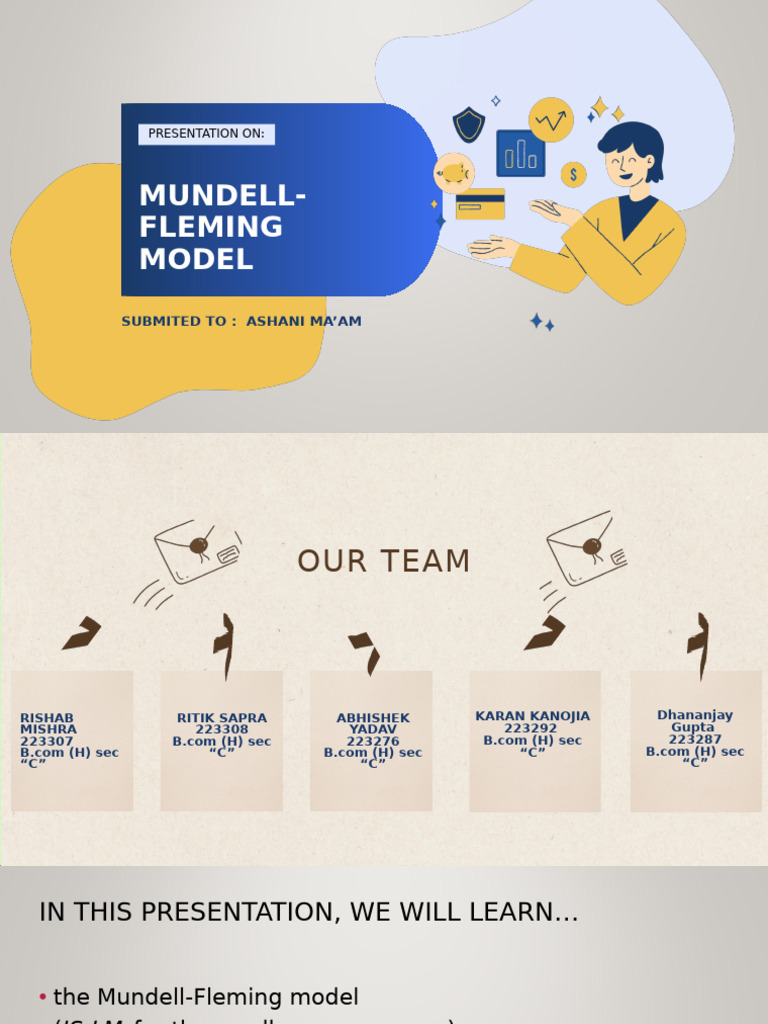 Mundell-Fleming Model Overview | PDF | Private Sector | Economies