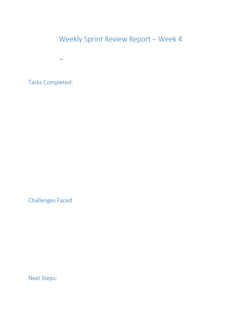 Week 4 Sprint Review Report | PDF | Simulation | Circuit Design