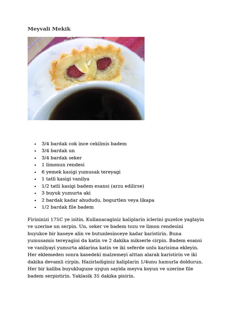 Meyvali Mekik | PDF