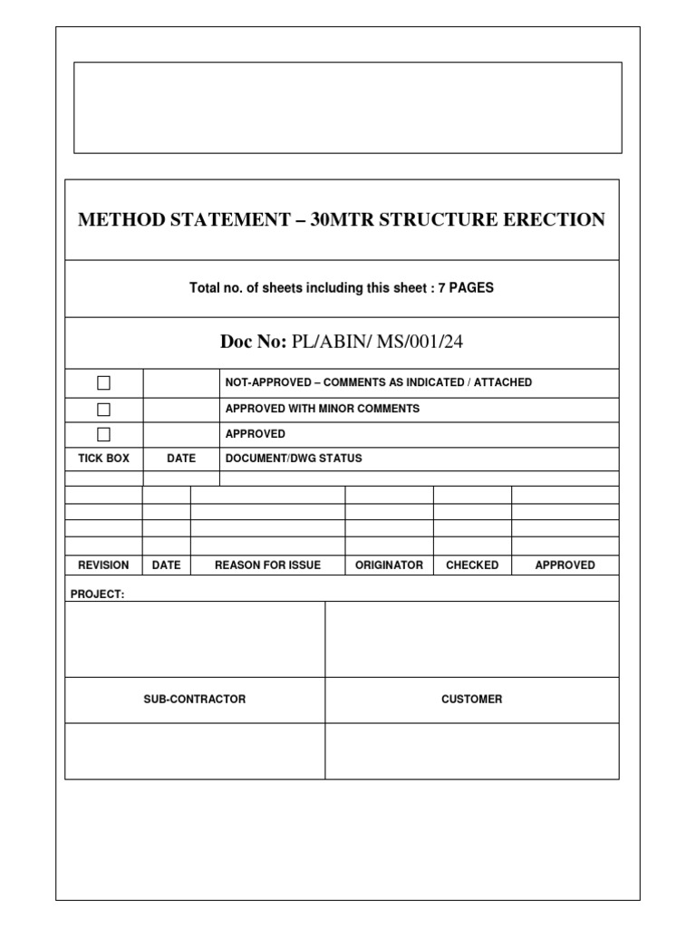 MOS Full Form in Building Context | PDF | Crane (Machine) | Welding