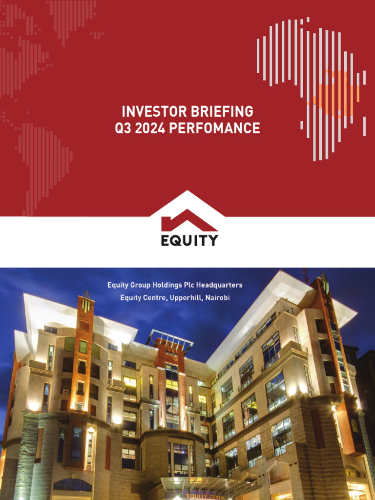 Equity Group Holdings PLC Q3 2024 Investor Booklet | PDF | Fiscal ...
