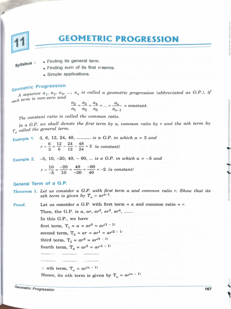 Geometry Progression | PDF