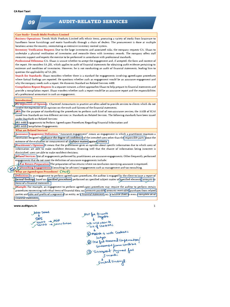 Agreed-Upon Procedures in Accounting | PDF | Audit | Accounting