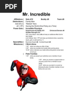 Marvel Superheroes RPG Character Sheet | PDF