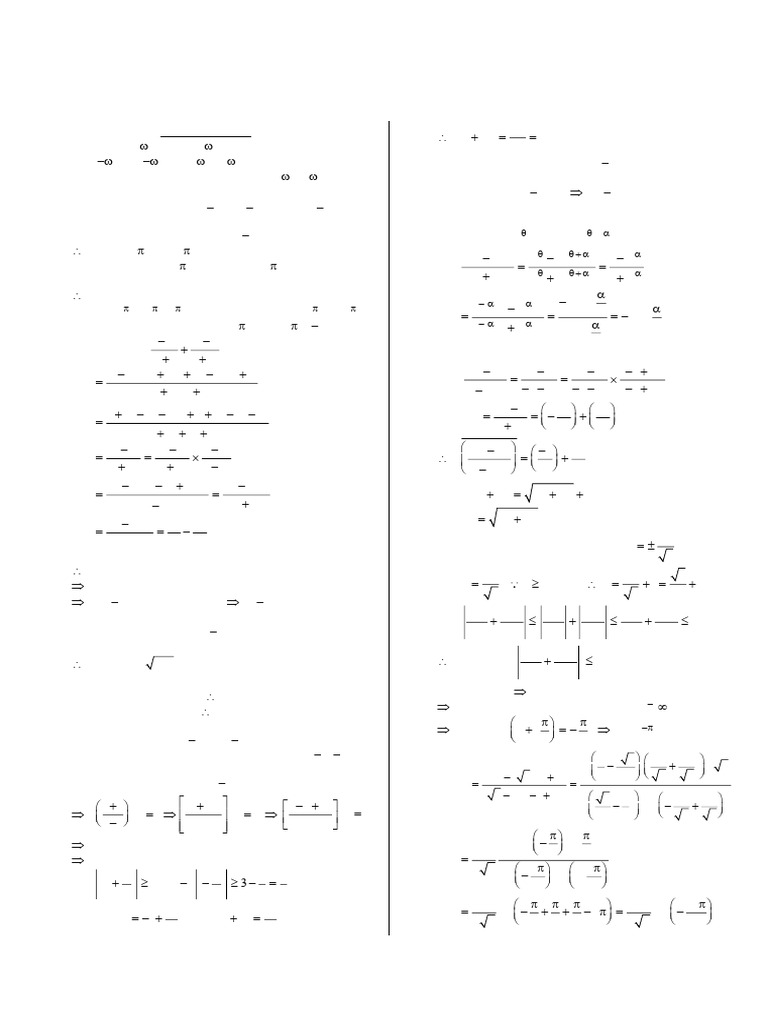 Chapter Test-4 (Complex Numbers) SOLUTIONS | PDF | Numbers | Algebra