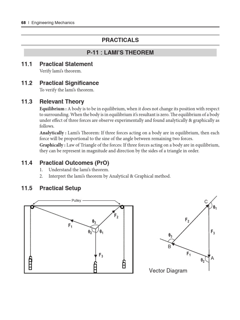 Lamis Theorem | PDF | Force | Waste