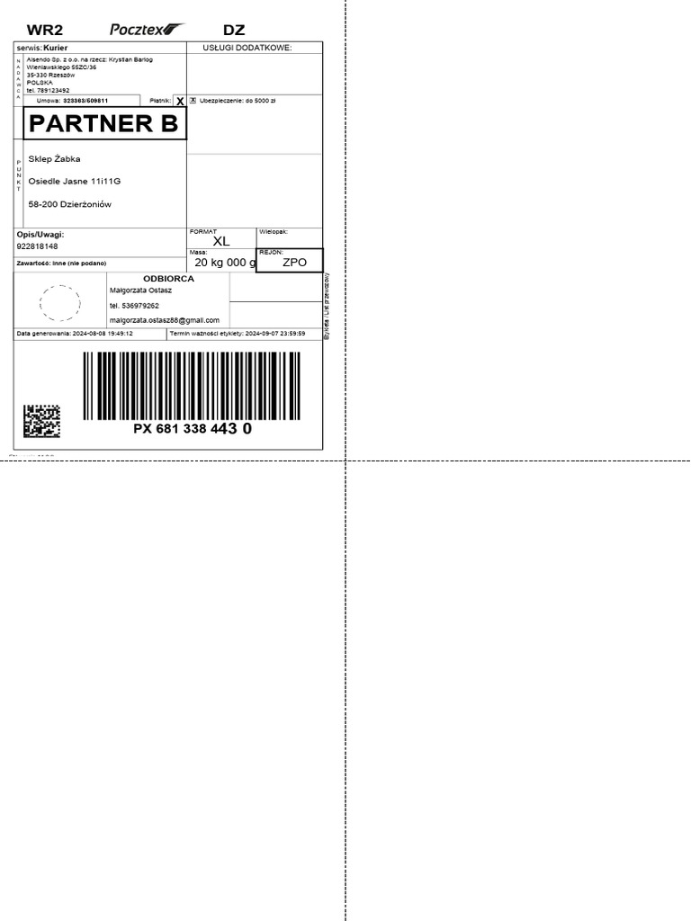 Partner B: WR2 DZ | PDF